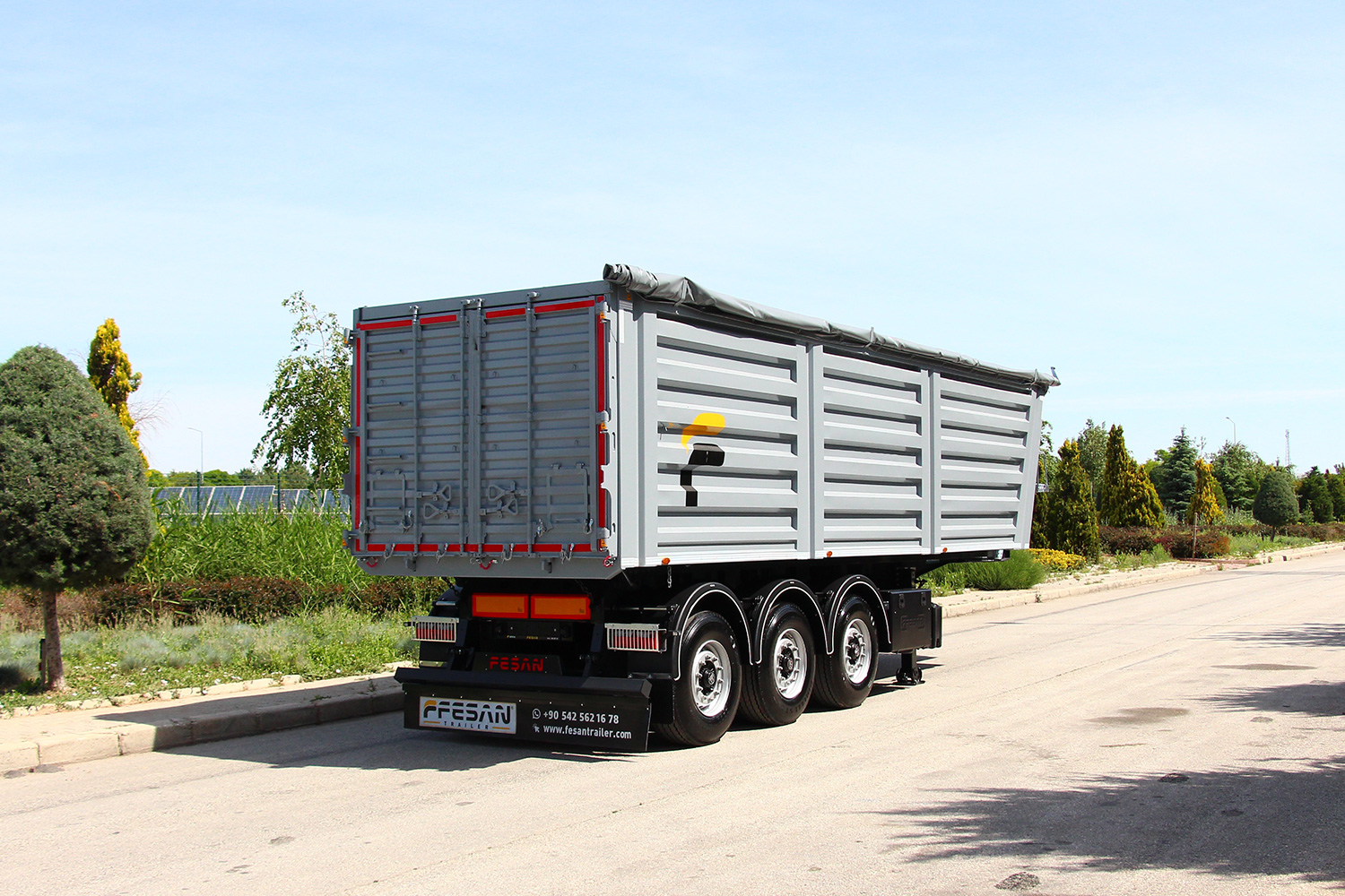 Grain Rear Tipper Fesan Semi Trailer Semi Trailer Manufacturers In Grain Rear Tipper Fesan Semi Trailer Semi Trailer Manufacturers In